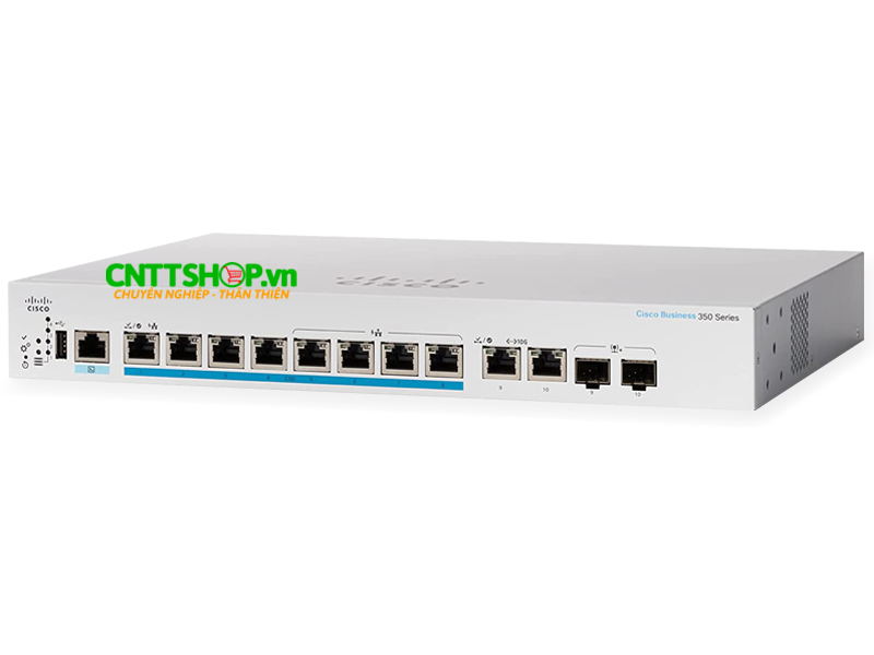 CBS350-8MP-2X-EU Switch Cisco 8 Port 2.5G PoE Stackable Managed